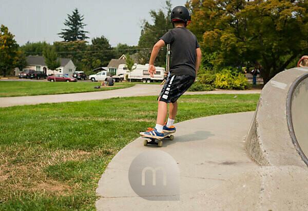Skateboard Ramp Side View